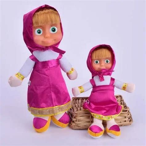 Мяка іграшка лялька маша з мультфільму Маша і Ведмідь 24 см 159 грн Куклы и пупсы