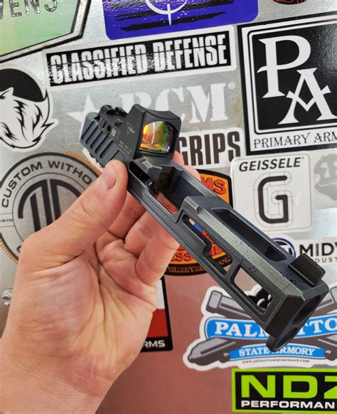 The Borderline Series Slides For Glock 19 Gen 3 And 4 Single Color W