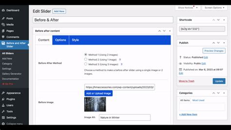 How To Show Before After Image Slider In WordPress Free