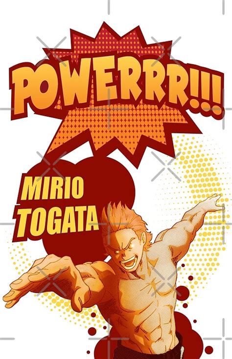 Mirio Togata POWER By Toshizero V Redbubble