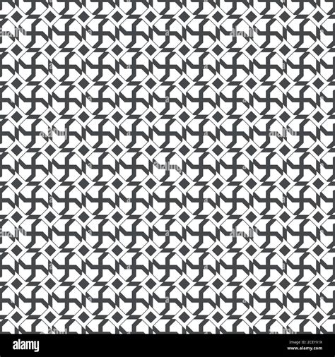 Seamless Pattern Stylish Abstract Geometric Background Modern Linear Texture With Thin Lines