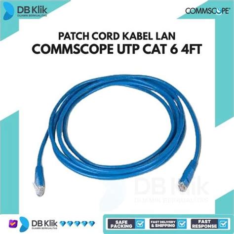 Jual Patch Cord Kabel LAN Commscope UTP Cat FT Kabel UTP Cat Meter Kota Semarang