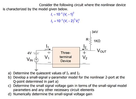 Consider The Following Circuit Where The Nonlinear Chegg Com