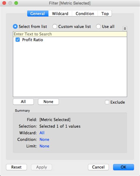 Tableau Tip Conditional Axis Formatting Using An Axis Selector