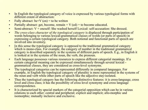 The Problem Of Categorization In Linguistics Ppt