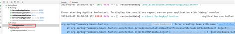 Orgspringframeworkbeansfactoryunsatisfieddependencyexception Error Creating Bean With Name