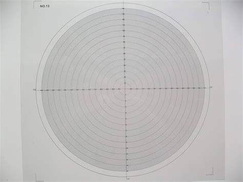 Optical Comparator Chart For Profile Projector Overlay 45 Off