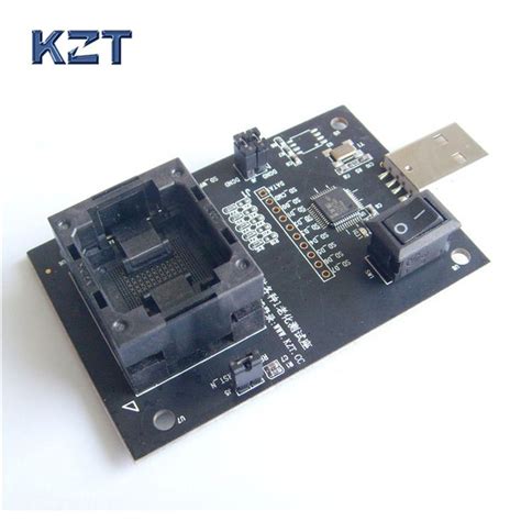 EMMC Socket BGA Test Android Phone Nand Flash EMMC Reader Programmer Socket Adapter USB