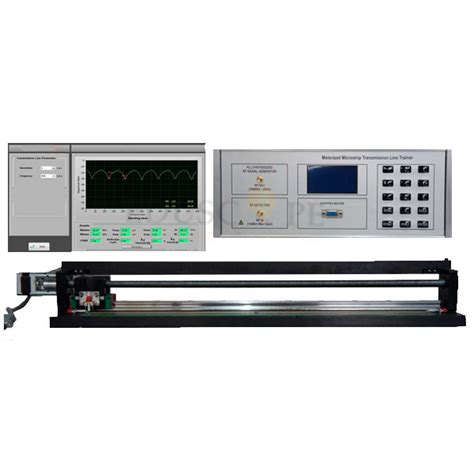 Motorised Microstrip Transmission Line Trainer
