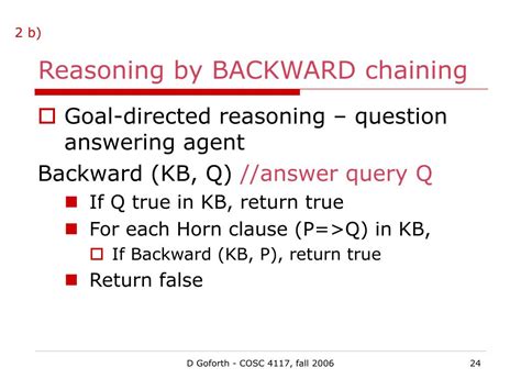 Ppt Reasoning Algorithms In Propositional Logic Powerpoint