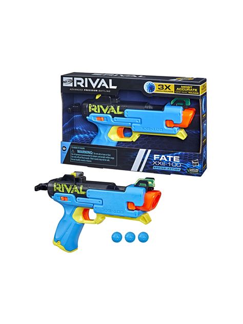 Buy Nerf Rival Fate Xxii Blaster Including 3 Nerf Rival Accu Rounds Activity Toys And Games