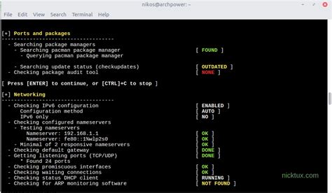 Lynis Linux Security Auditing Tool Nicktux
