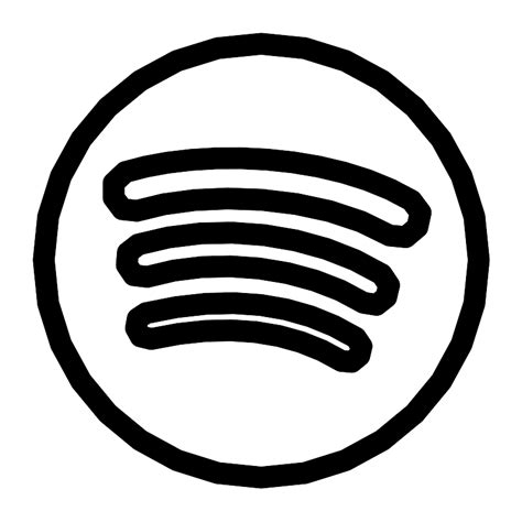 Spotify Outline Vector Svg Icon Svg Repo