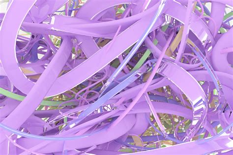 Cgi 구성 지저분한 문자열 기하학적 디자인 텍스처 배경 들 화려한 3d 렌더링입니다 0명에 대한 스톡 사진 및 기타 이미지 Istock