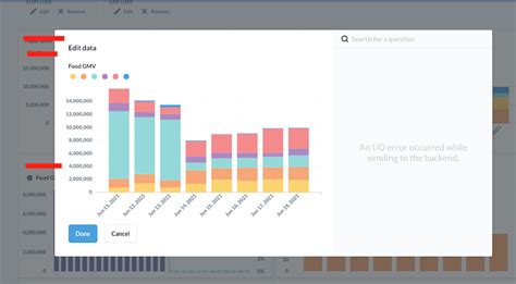 Error On Dashboard Cant Ask A Question And Click Behaviour When Asking Question After Creating