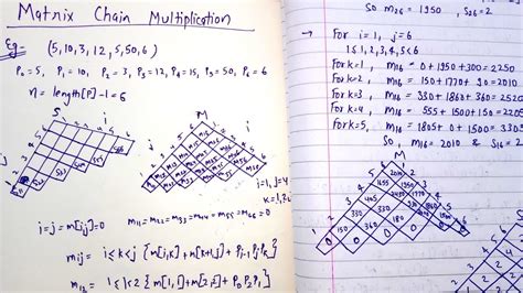 Matrix Chain Multiplication Example In Daa Daa Lec 37 Youtube