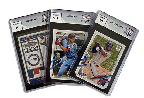 Grade 10 Sports Trading Cards 300 Generic Graded Grading Card Headers