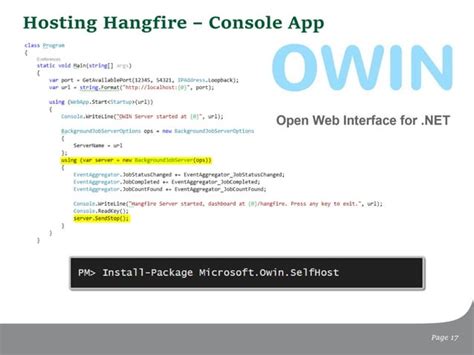 background processing with hangfire ppt