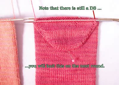 Heidi Bears Two At A Time Socks On A Magic Loop The Heel Part