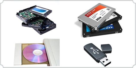 types of computer storage devices