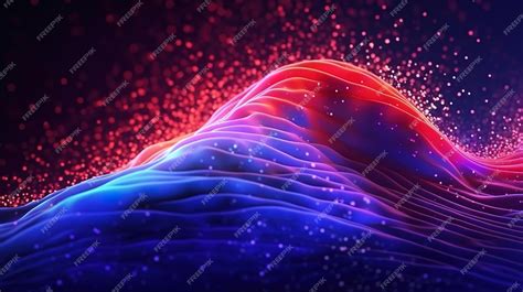 Premium Photo Dynamic Abstract Liquid Flow Particles Background Shining Abstract Particle