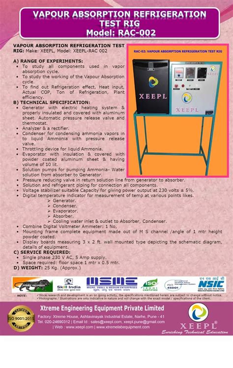 Test Rig Hydrogen Fuel Cell System Test Rig Manufacturer From Pune