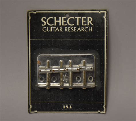 1970s 1980s Schecter Usa Hardtail Bass Bridge Sealed Nos Chrome Imperial Vintage Guitars