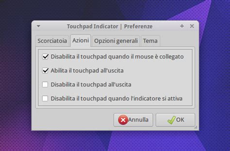 touchpad indicator la migliore applicazione per gestire il touchpad in