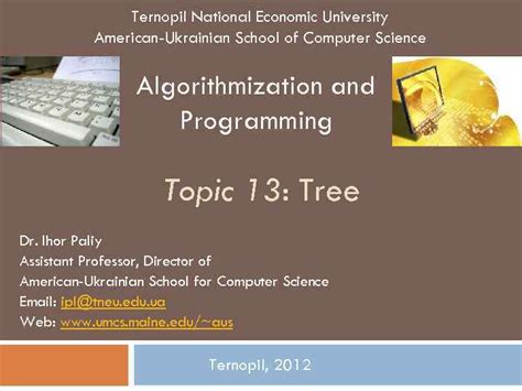 ternopil national economic university american ukrainian school of computer