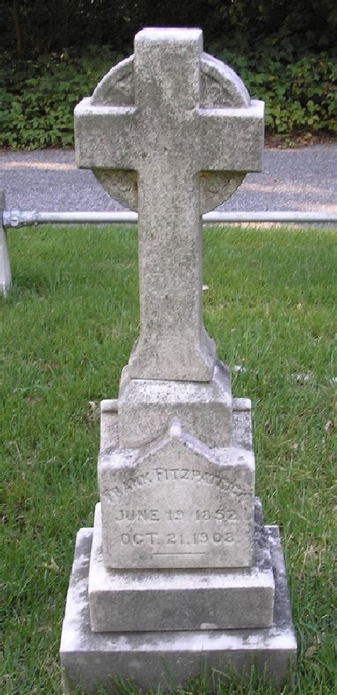 Frances P Frank” Fitzpatrick 1852 1908 Find A Grave Memorial
