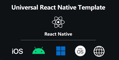 Github Rohanprasadofficialreact Native Universal Template Universal Boilerplate Template For