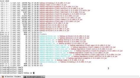 Hadoop On Cloudera Quickstart Vm Test Example 01 Wordcount Youtube