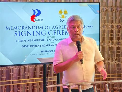 Pagcor Signs Moa Moves Closer To Privatisation