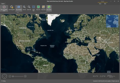 WinForms Map Control For Visual Studio DevExpress