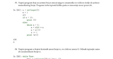 Blog Za Elektronsko Ucenje Python Zadaci 6 Razred