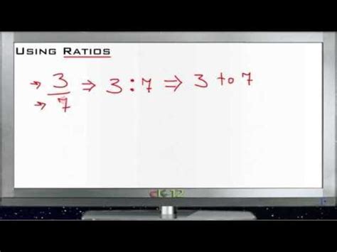 Using Ratios Lesson Instructional Video For 6th 11th Grade Lesson Planet