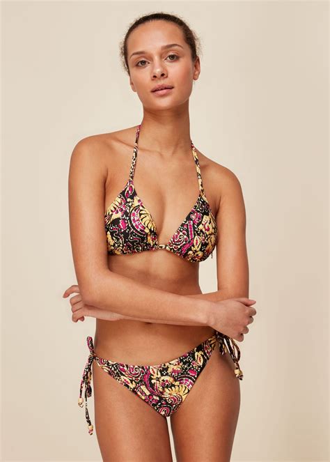 Multicolour Batik Print Bikini Bottom Whistles Whistles Uk
