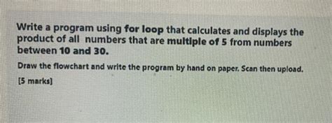Solved Write A Program Using For Loop That Calculates And Chegg