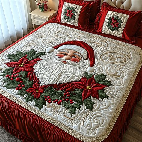 Christmas Santa Tai041124192 Quilt Bedding Set Alpha Quilt