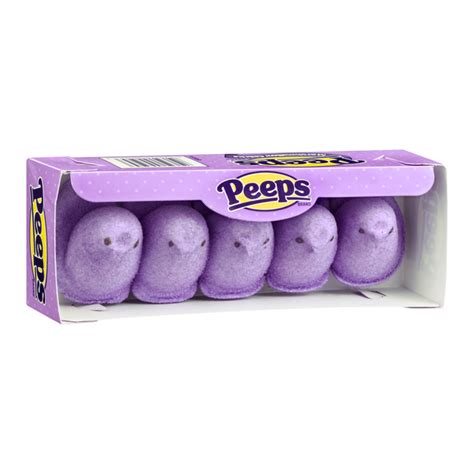 Peeps Purple Marshmallow Chicks 5ct Hy Vee Aisles Online Grocery Shopping
