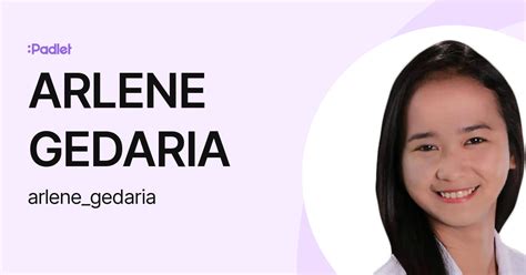 Arlene Gedaria Arlene Gedaria Profile Padlet