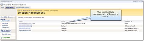 David Kleins Corner Fix For Sharepoint 2007 Deployment Issue