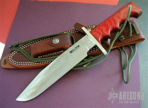 Model 14 Attack Red Micarta By Randall Arizona Custom Knives
