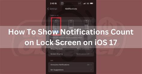 IOS How To Show Notifications Count On Lock Screen The Mac Observer