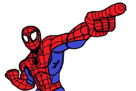 Spider Man Pointing By Me Rspiderman