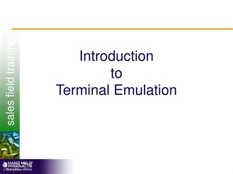 Ppt Introduction To Terminal Emulation Powerpoint Presentation Free