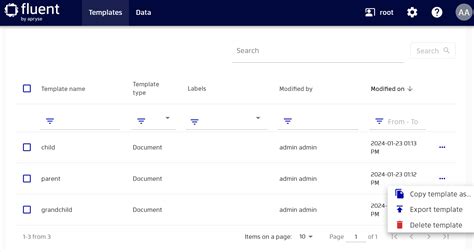Fluent Manager Template Dependencies Fluent Docs