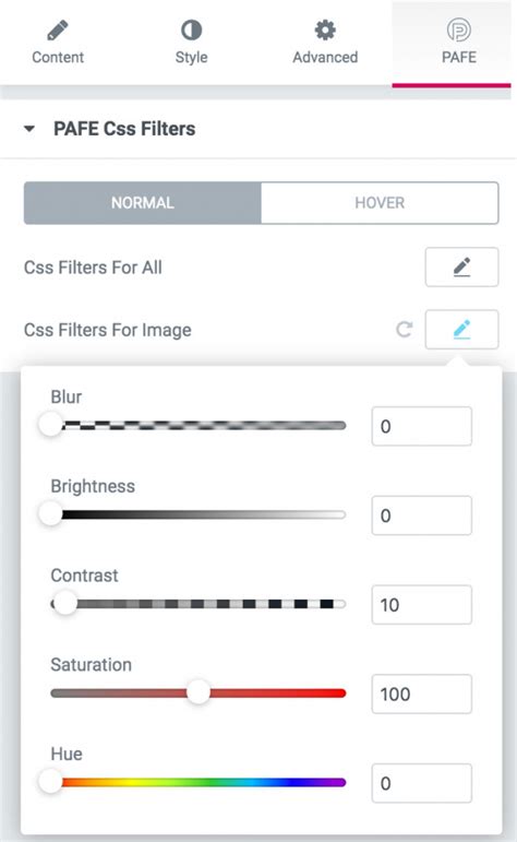 Css Filters PAFE