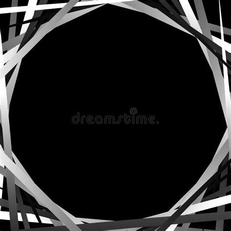 Background With Blank Space Random Intersecting Lines At Corner Stock