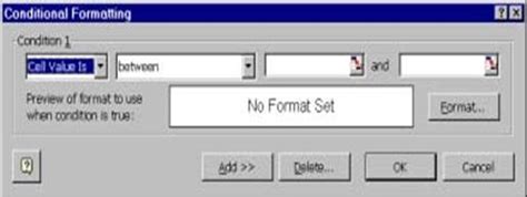 Formate Conditionale In Excel Conditional Formatting